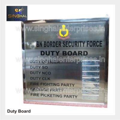 Duty Board Brass / Steel - Army Training Store, Musketry Stores Supplier # 9810088657