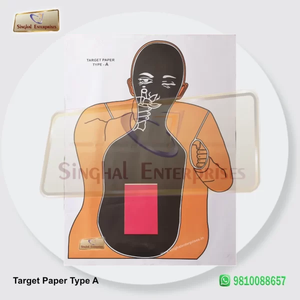 Target Paper Type A - Army Training Store, Musketry Stores Supplier