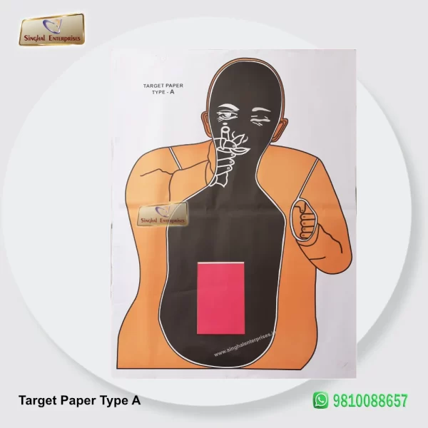 Target Paper Type A - Army Training Store, Musketry Stores Supplier