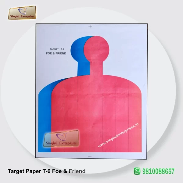 Target Paper T-6 Foe & Friend - Army Training Store, Musketry Stores ...